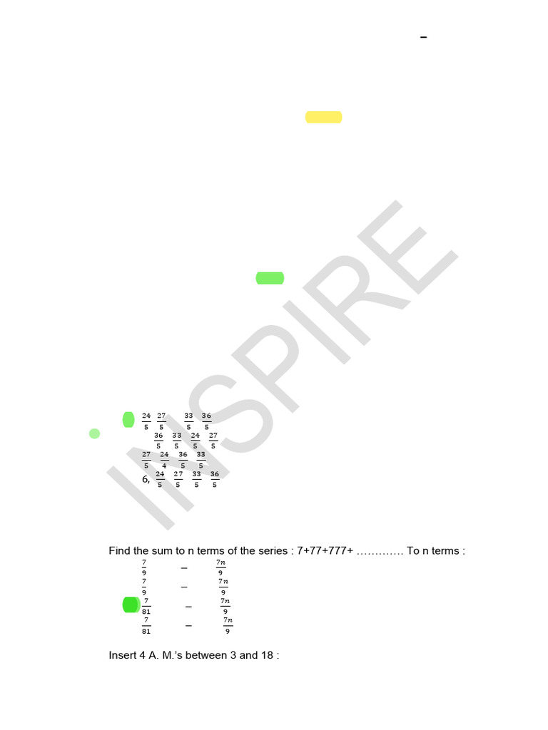 Maths Test On Full Syllabus | PDF | Mean | Variance