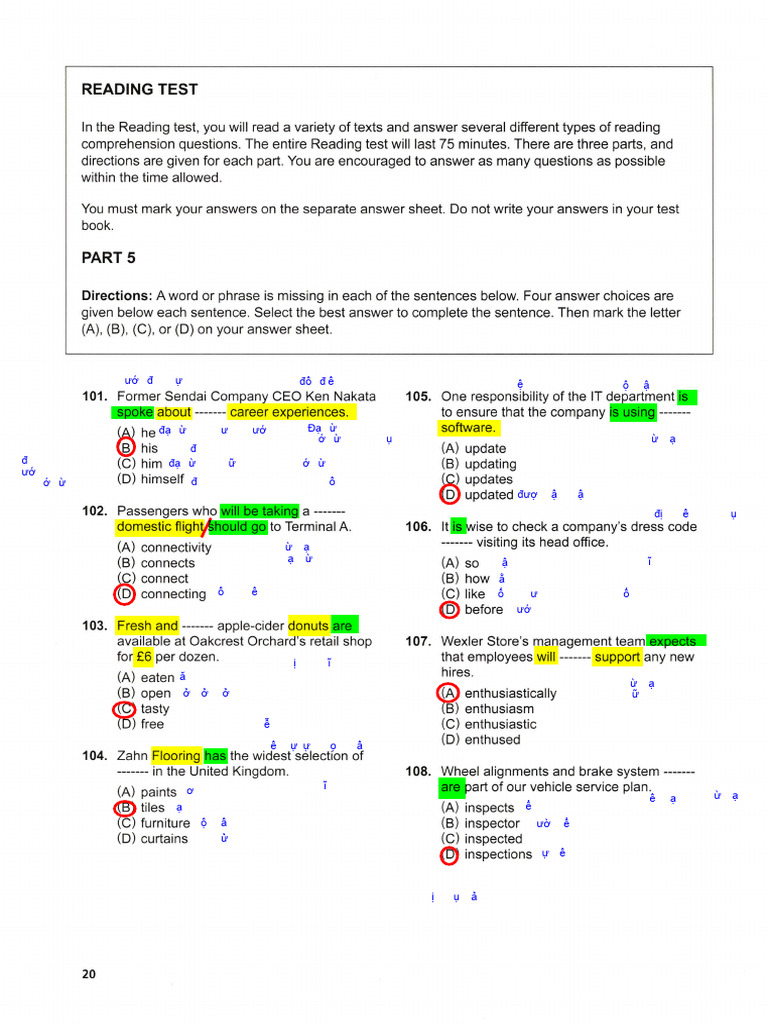 Test 1 Part 5 | PDF