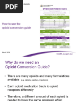 Acute Pain Equianalgesic Conversion Table | PDF