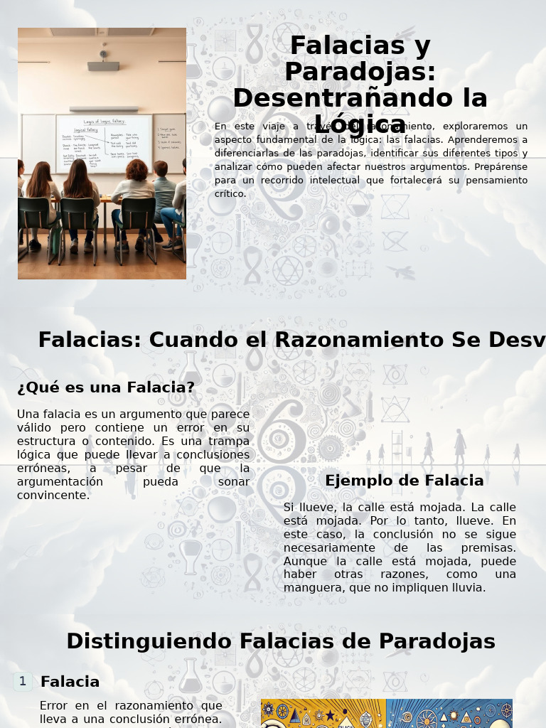 Falacias y Paradojas Desentranando La Logica | PDF | Falacia | Argumento