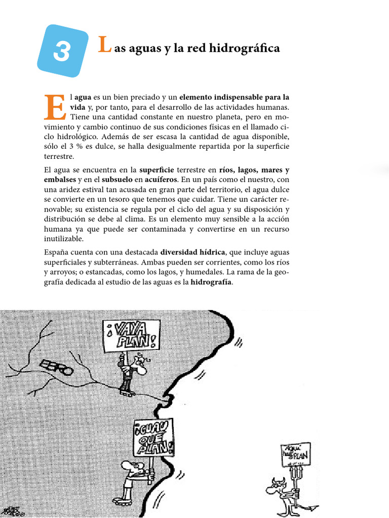 Red Hidrográfica de España | PDF | lago | Agua