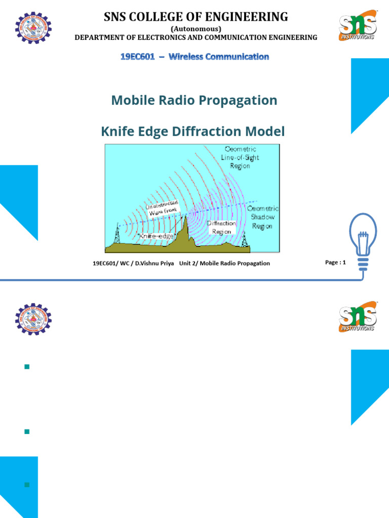 1678964113 | PDF | Diffraction | Radio Propagation