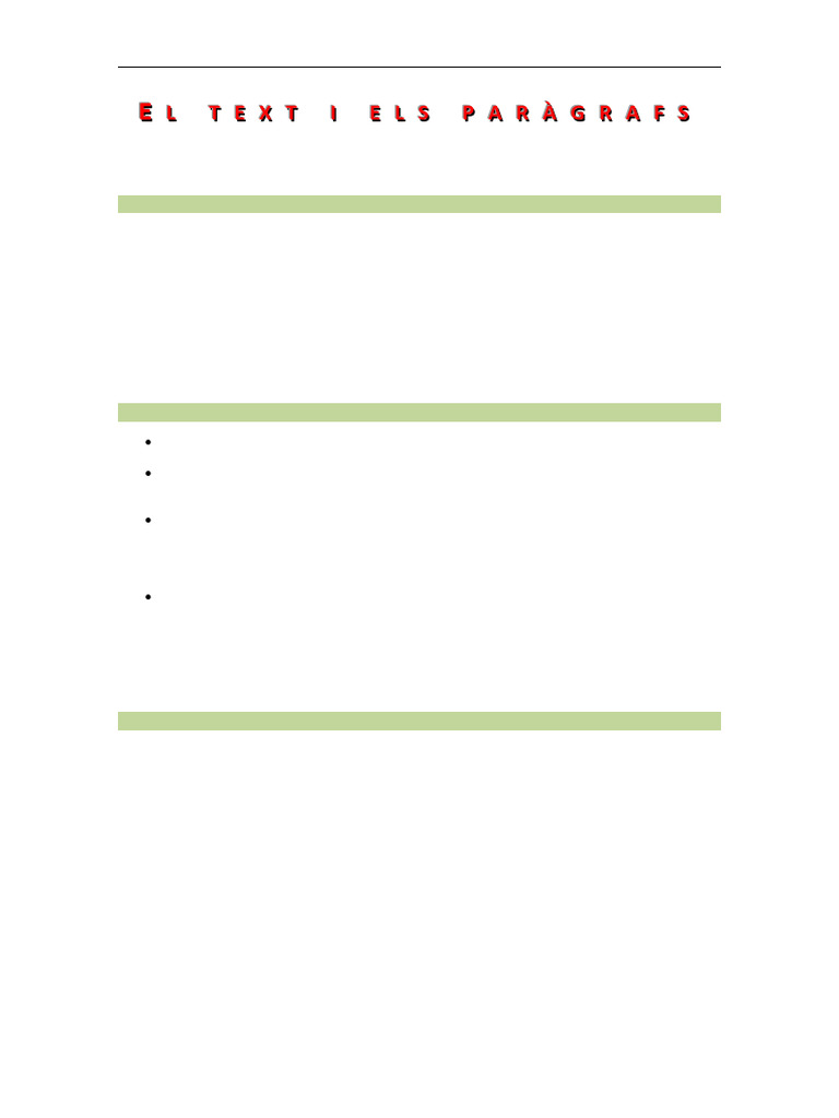 1 Mostra - Text I Paràgraf | PDF