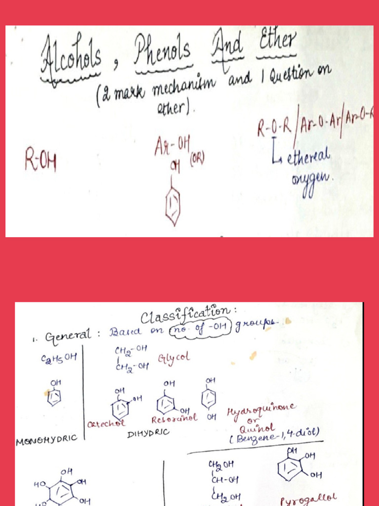 Alcohols Phenols and Ethers | PDF | Functional Group | Organic Chemistry