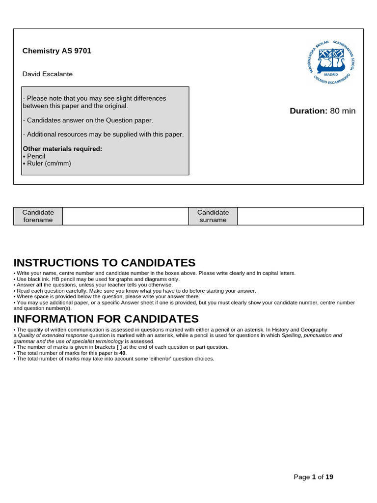 ECT 123 | PDF | Hydroxide | Electron Configuration