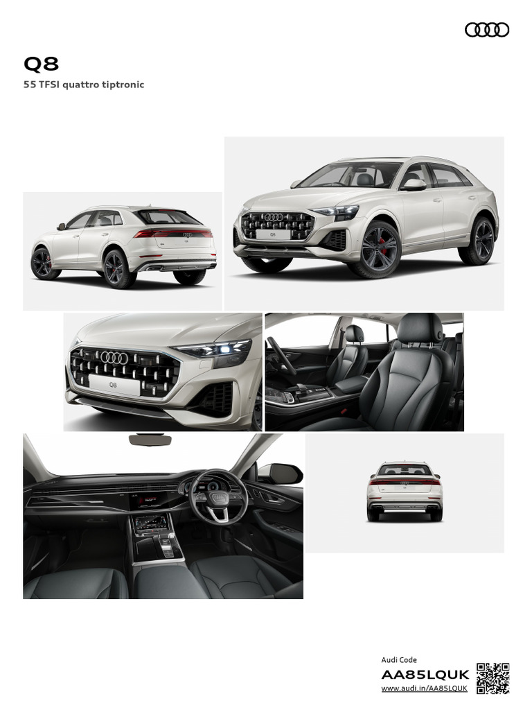Audi Q8 | PDF | Headlamp | Tire