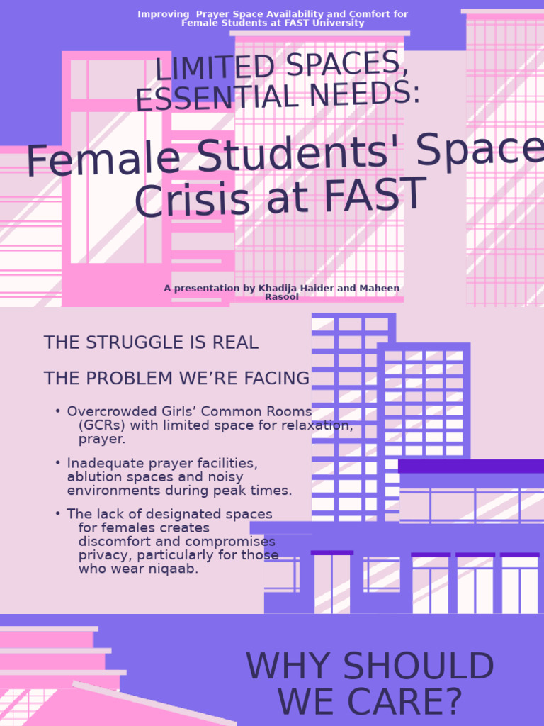Overcrowded and Overlooked Female Students' Space Crisis at FAST | PDF