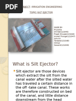 SIlt Ejector and Silt Excluder | PDF