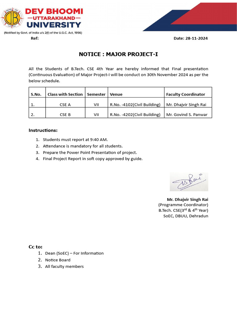 NOTICE-Project 28-11-2024 JRM'LL | PDF