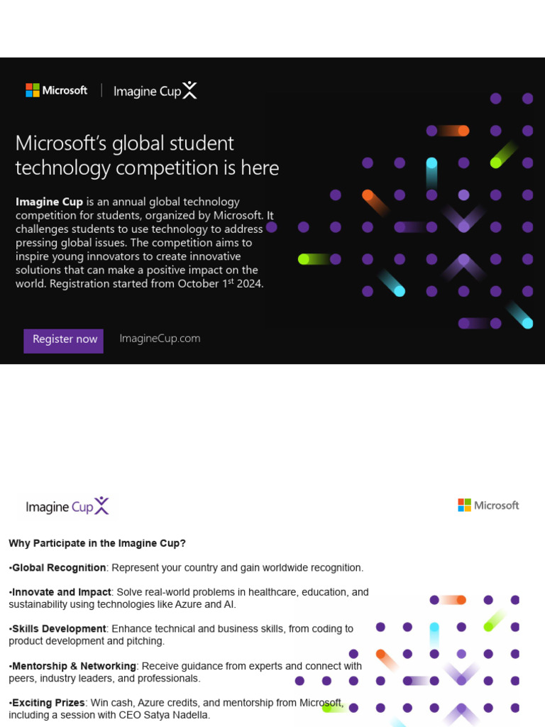 Imagine Cup 2025 | PDF | Startup Company | Small Business & Entrepreneurs