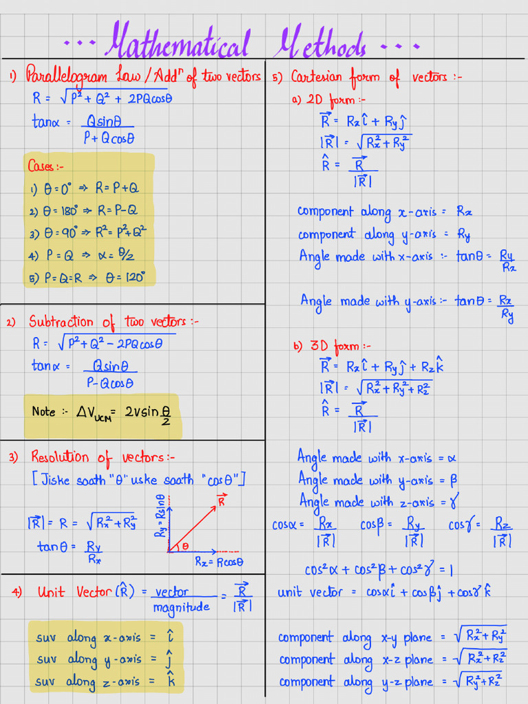 Mathematical Methods - 240701 - 002638 | PDF