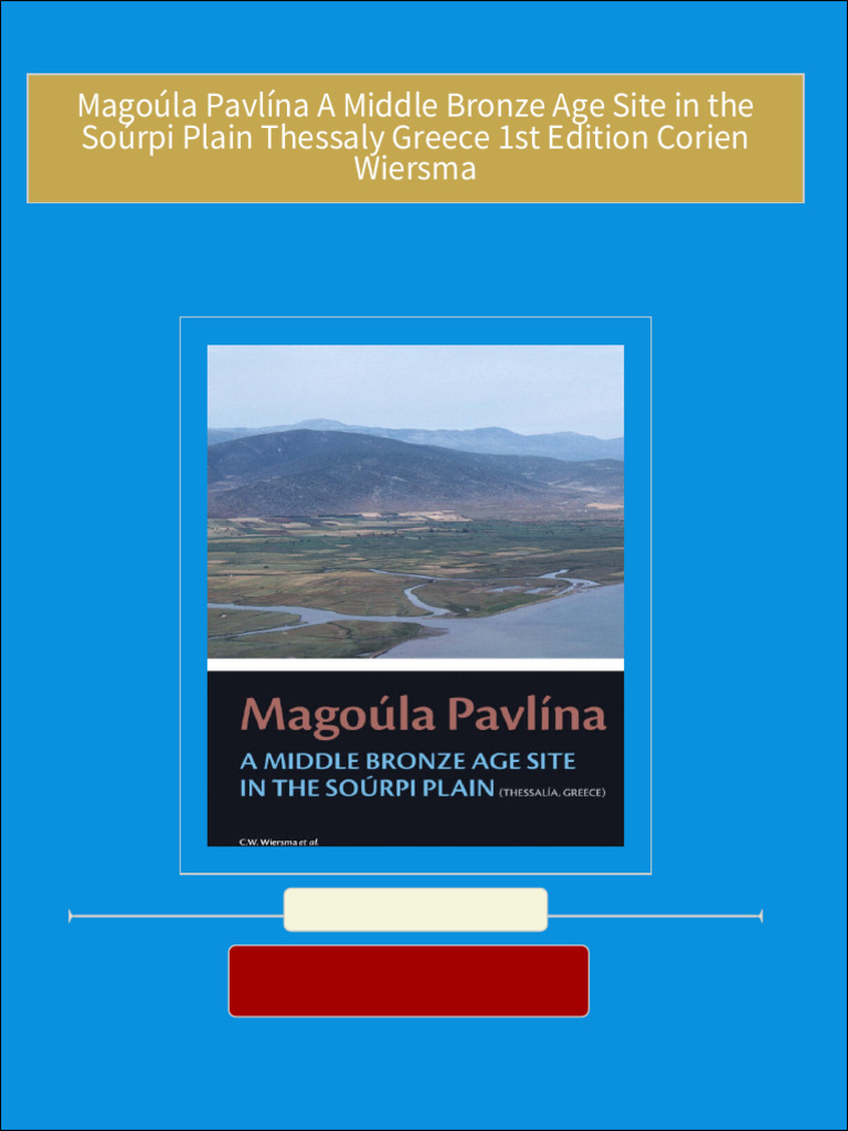 PDF Magoúla Pavlína A Middle Bronze Age Site in the Soúrpi Plain ...