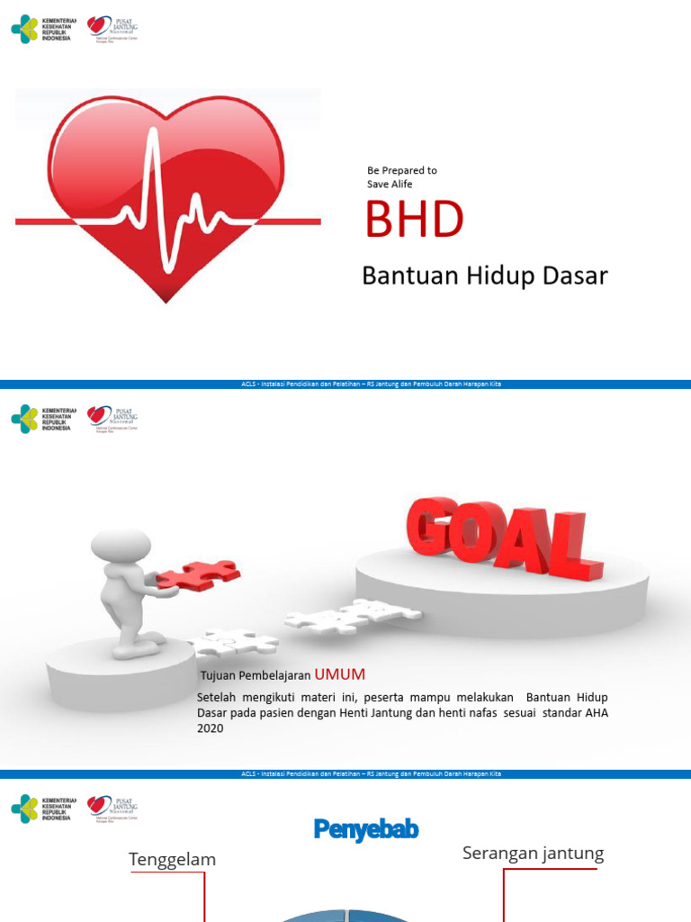 BHD (Bantuan Hidup Dasar) Terbaru AHA 2022 | PDF