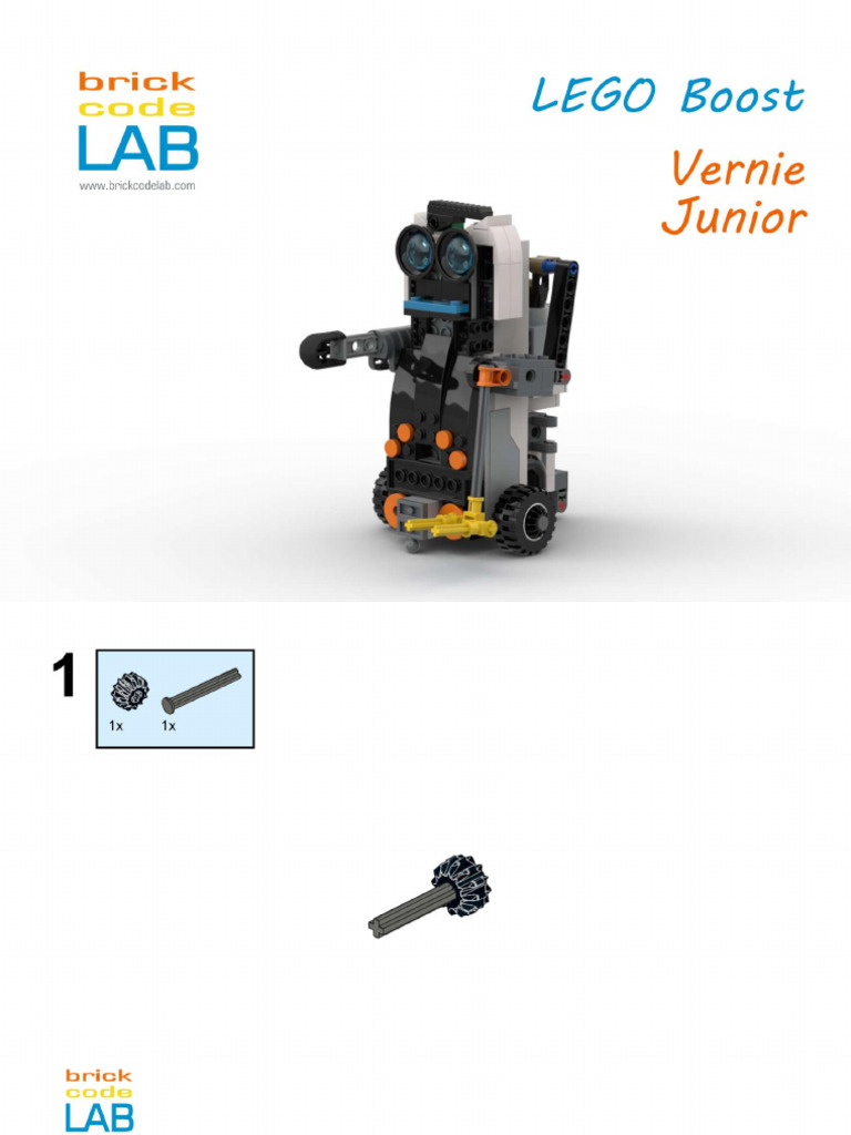 BrickCodeLab-Lego-Boost-Vernie-Junior-v2 | PDF