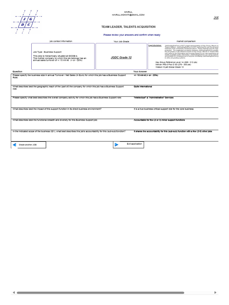 TA-TL Evaluation | PDF