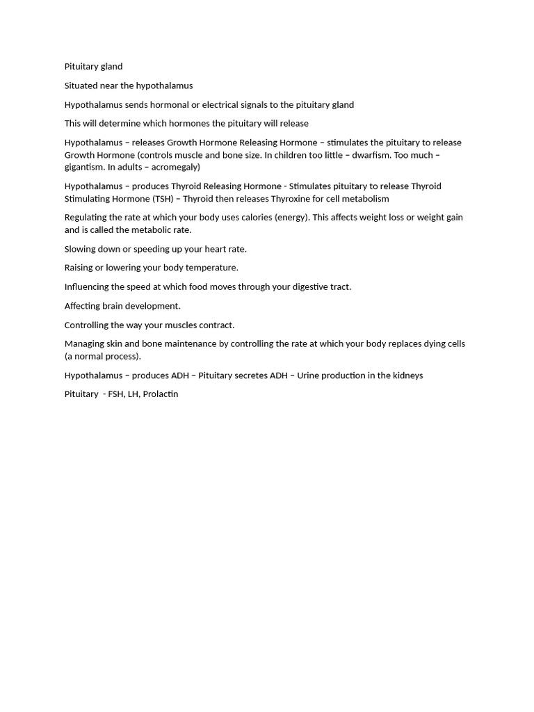 Endocrine system (1) | PDF