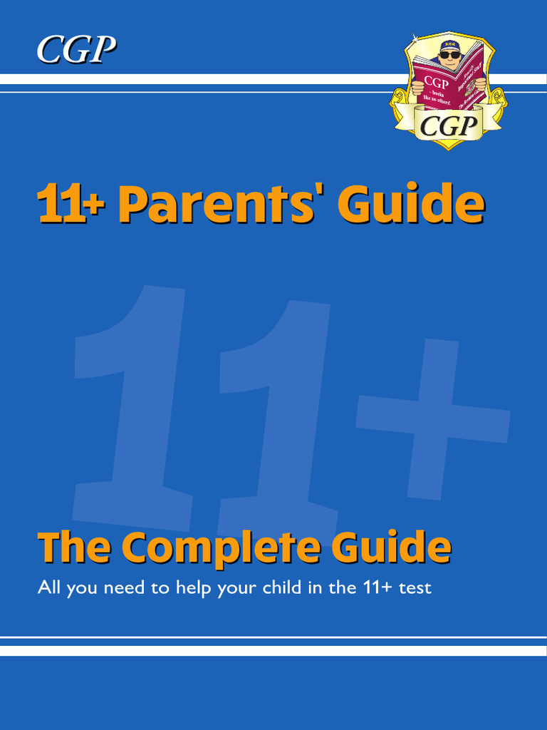 CGP 11plus Parents Guide 050624 | PDF | Reading Comprehension