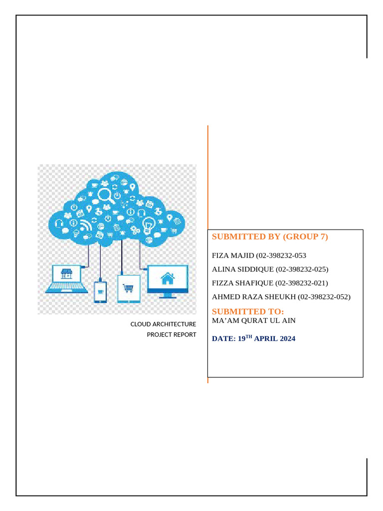 Cloud Architecture Security Pmo Pdf Cloud Computing Computer Security