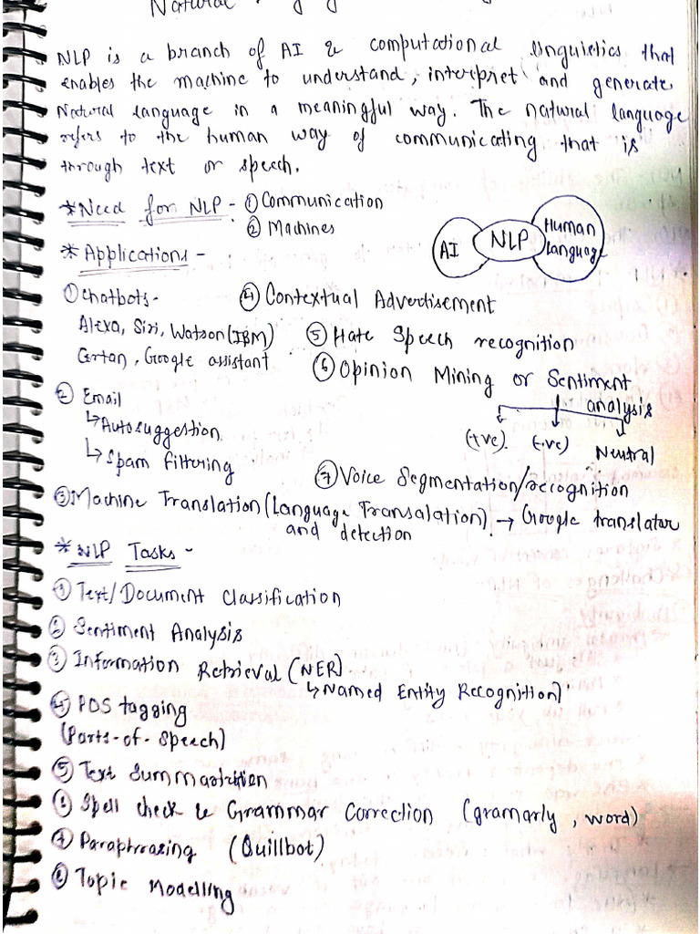 NLP Notes | PDF