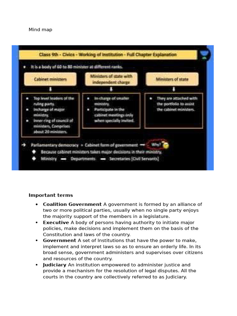 Working of institutions written notes | PDF | Supreme Courts | Supreme ...