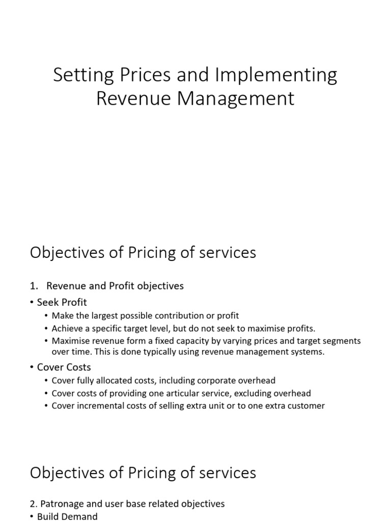 Service Pricing | PDF | Pricing | Prices