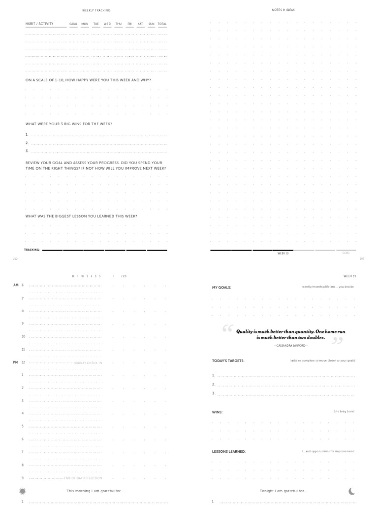 Best Self Journal Split Pages FULL-pages-13 booklet | PDF