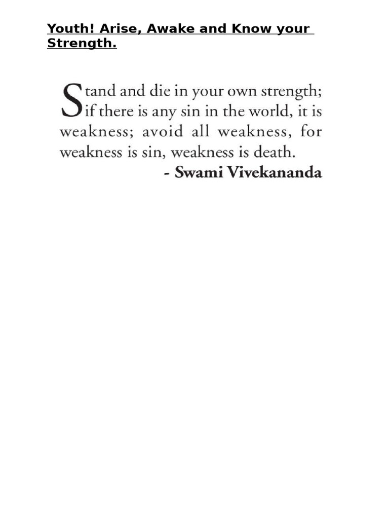 Youth Arise and Awake | PDF