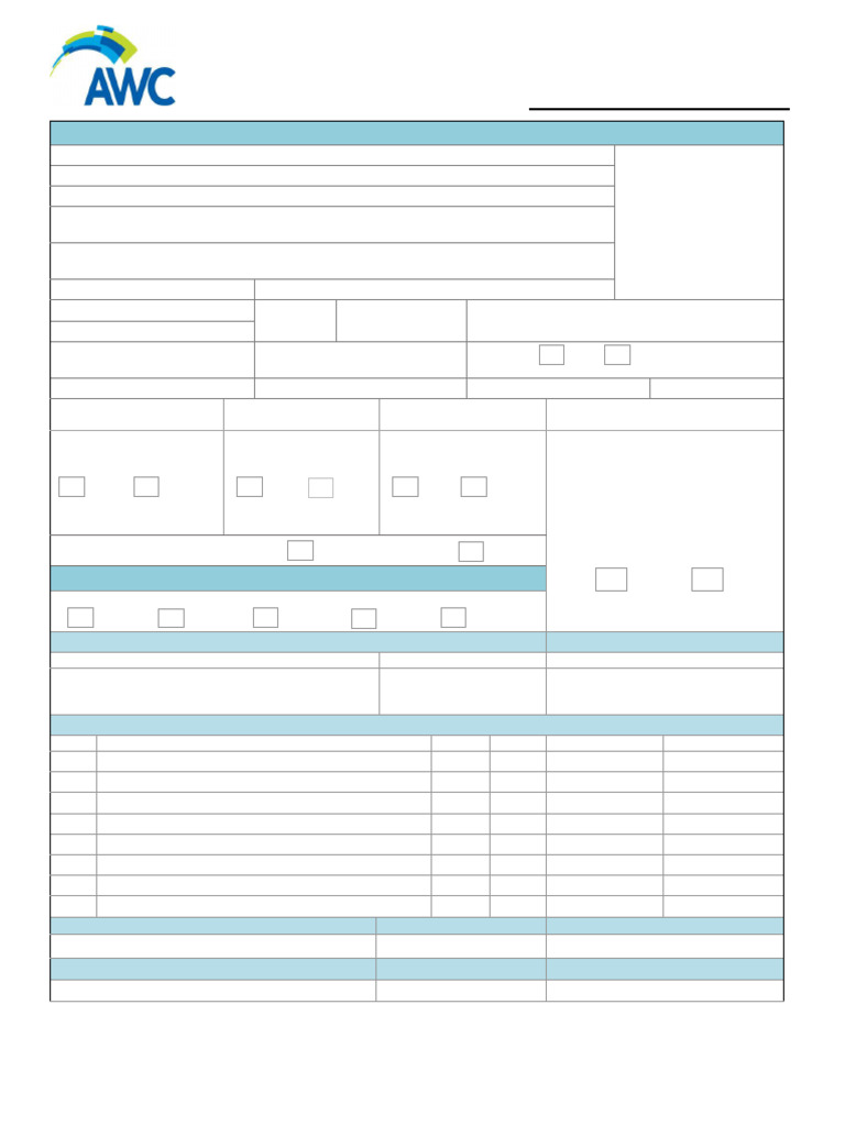 AW-SOP-HR-01-HP-002-Employment Application Form (BM Version) - Rev 3.0 ...