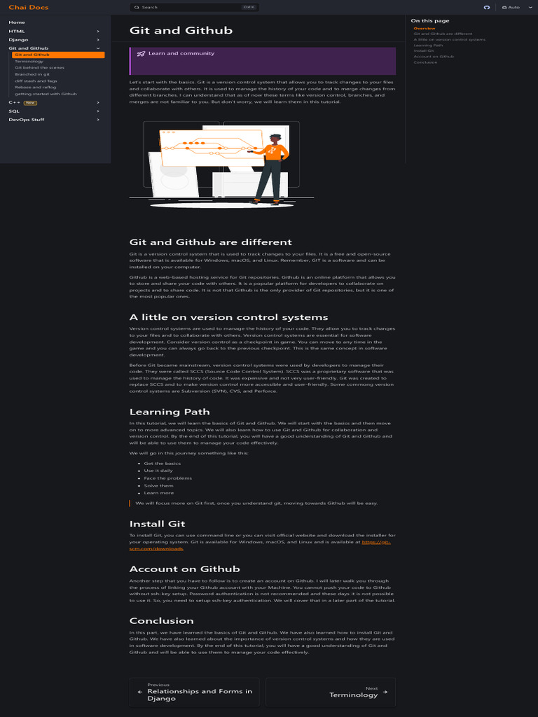 Git and Github | PDF | Version Control | Unix Software Git and Github | PDF | Version Control | Unix Software