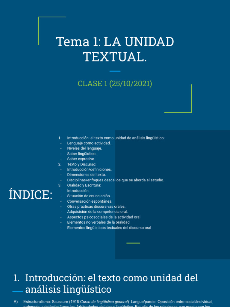 clase 1 (2) | PDF | Lingüística | Gramática