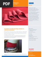 Linatex Data Sheet | PDF | Natural Rubber | Chemical Substances