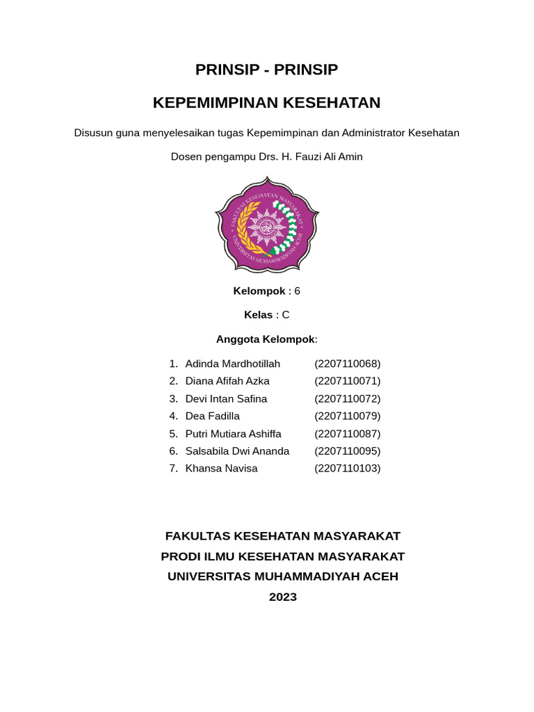 8 PRINSIP KKESMAS | PDF