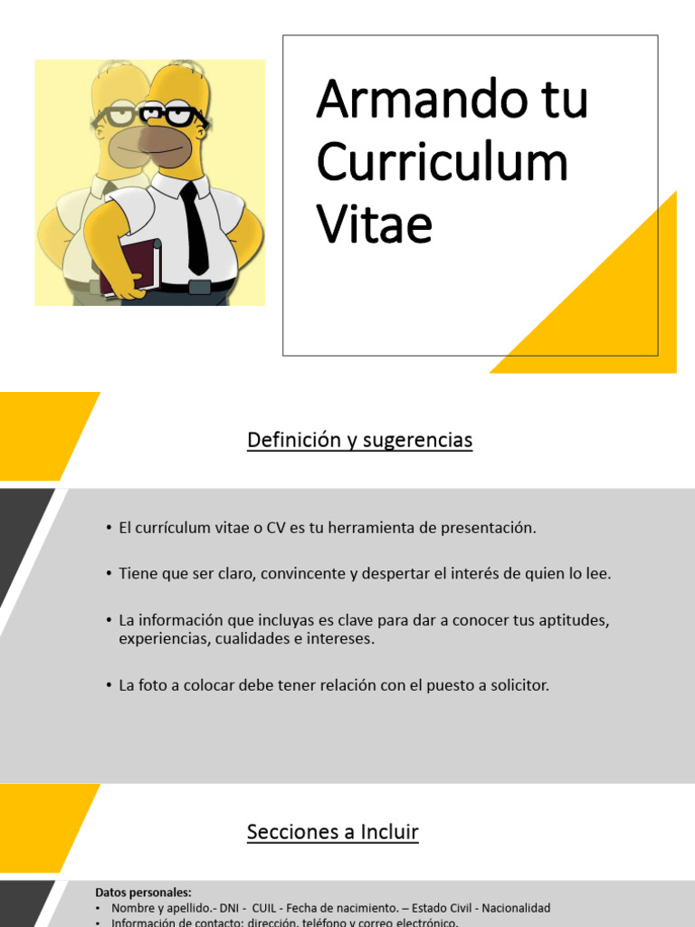 Armando Tu CV | PDF