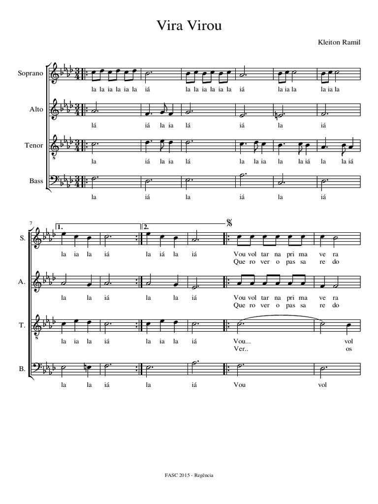Vira - Virou Musescore | PDF