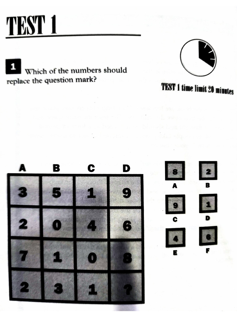 Boost Ur Iq Test 1 | PDF
