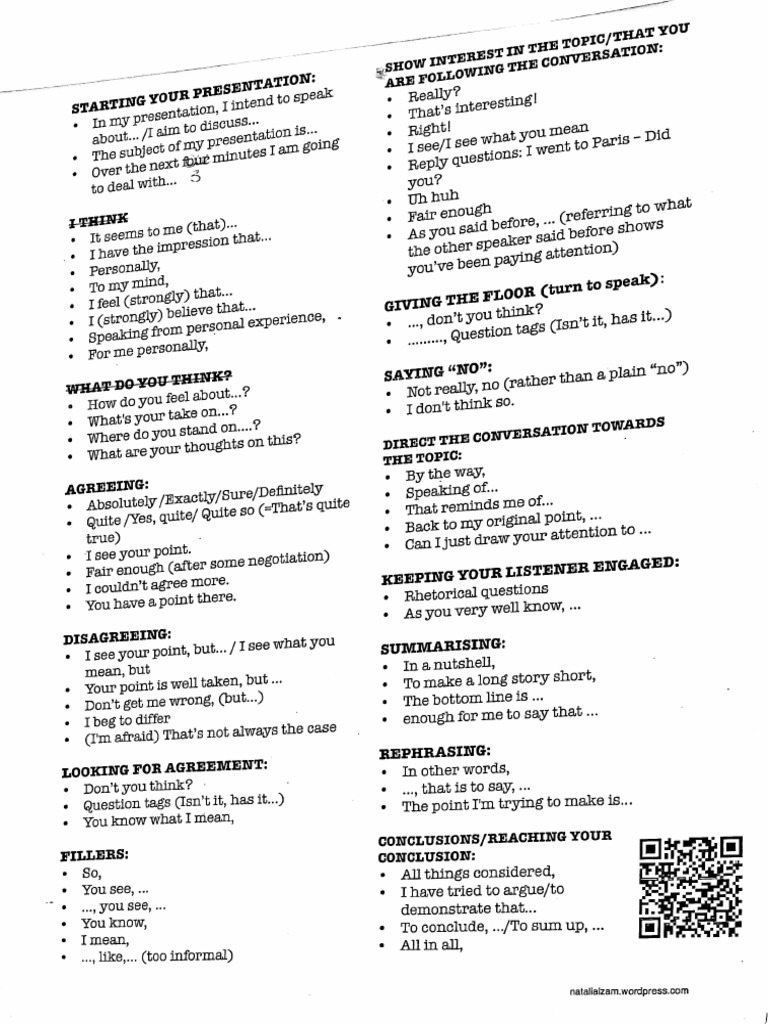 What Do You Think | PDF