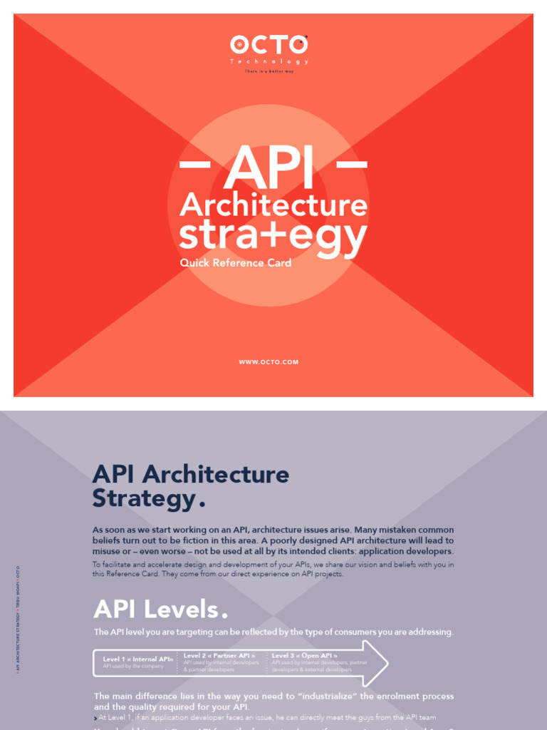 OCTO-Refcard API Archi Slideshare | PDF | Service Oriented Architecture | World Wide Web