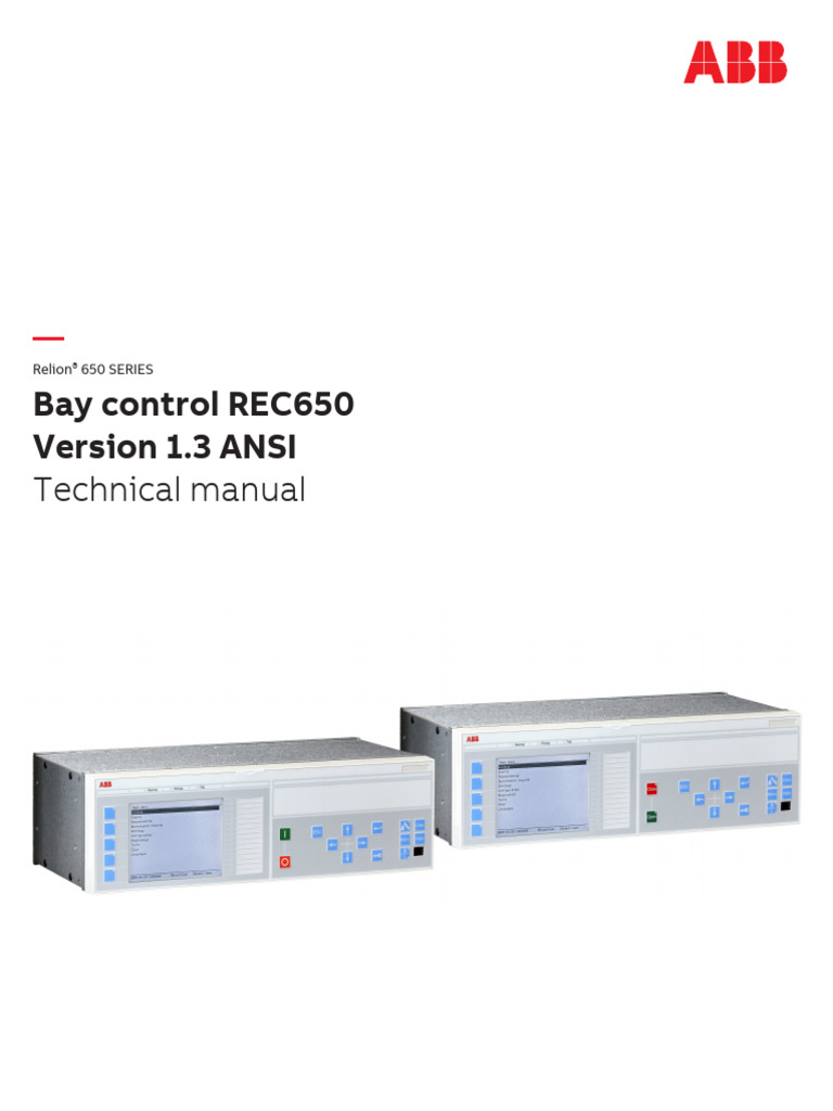 Technical Manual Rec650 v1.3 Ansi | PDF | Electromagnetic Compatibility ...