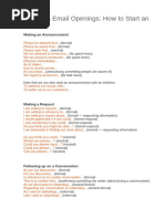 Formal Ways To Say FOR YOUR KIND ATTENTION | PDF