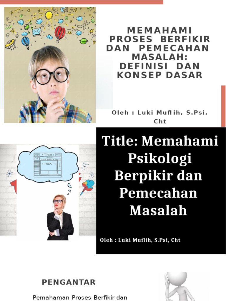 Proses Berpikir Dan Pemecahan Masalah | PDF