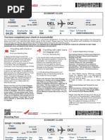 Air India Boarding Pass | PDF | Transport | Aviation