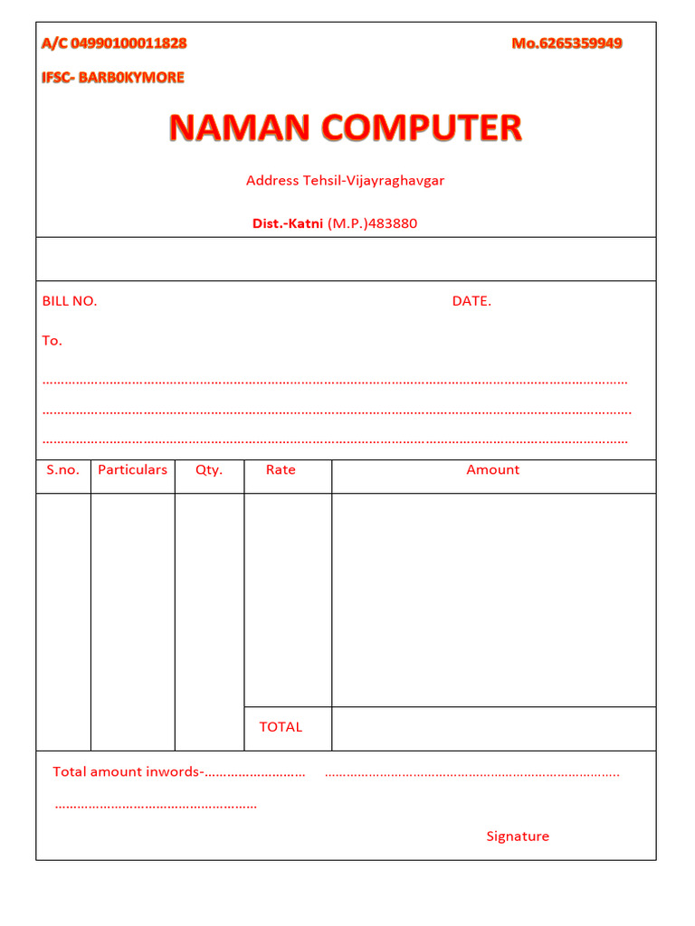 Naman Travels | PDF