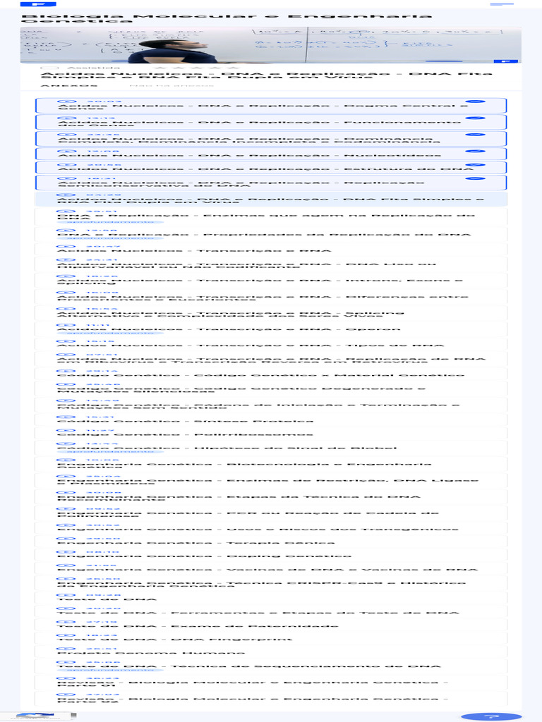 Professor Ferretto - Plataforma Do Aluno 4 | PDF | DNA | Engenharia ...
