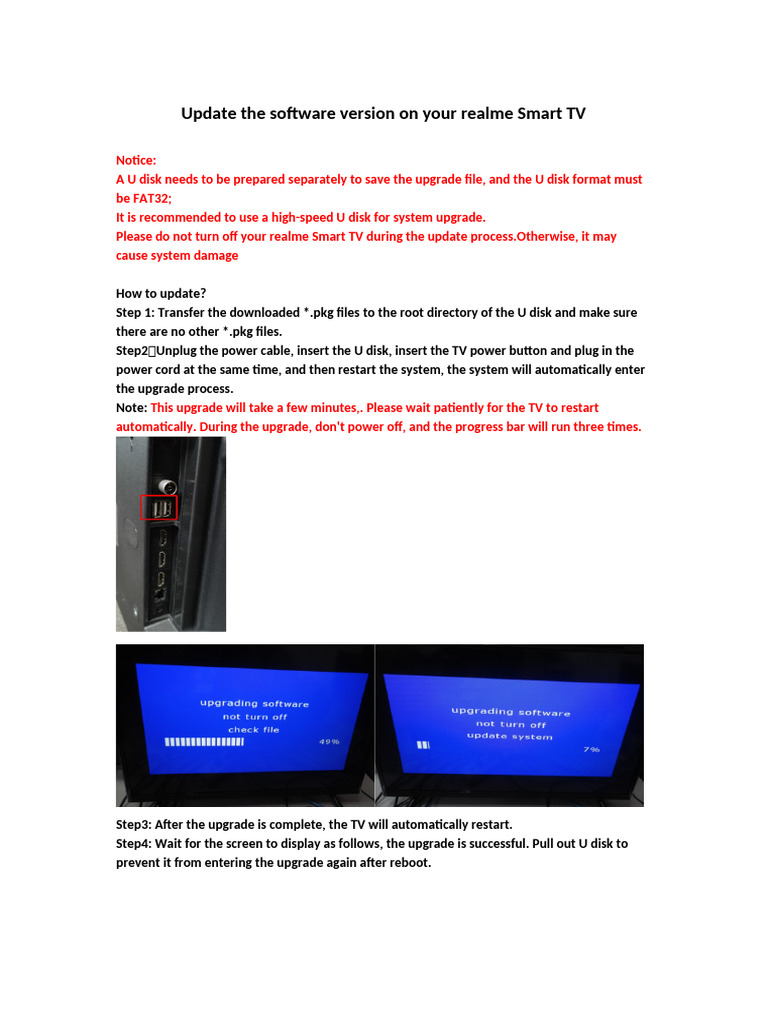 Software update SOP | PDF