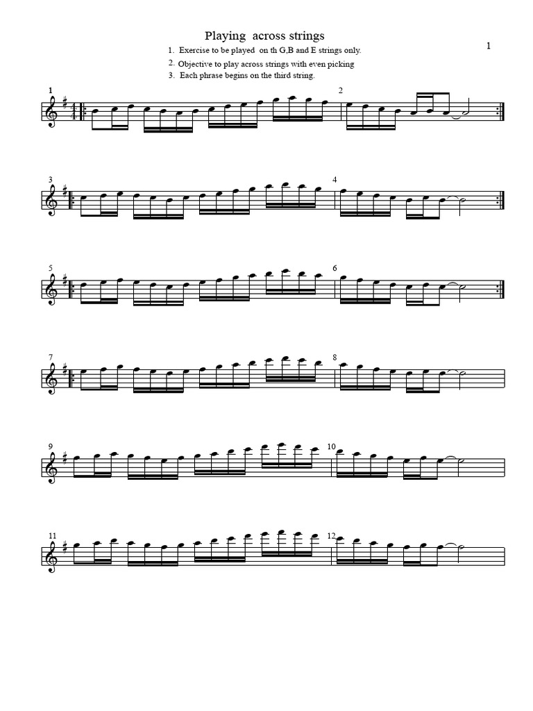 Exercise-Crossing Strings | PDF