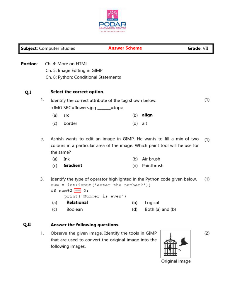Grade 7 Computer Studies Quiz | PDF | Software | Software Engineering