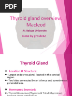 OSCE Thyroid Exam Guide | PDF | Thyroid | Neck