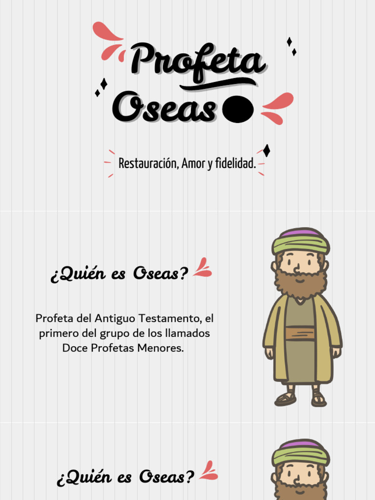 Oseas: Amor y Restauración Divina | PDF | Amor