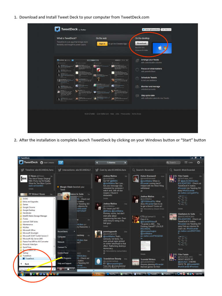 tweetdeck-tutorial1 | PDF | Software | Computing
