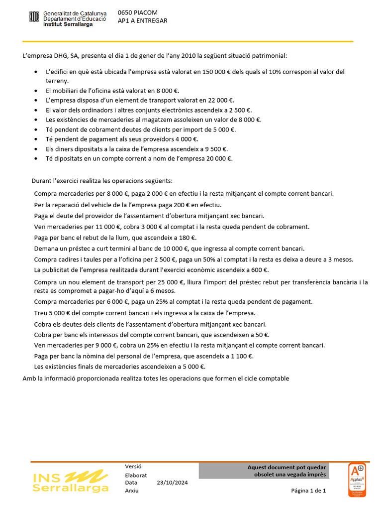 AP1 a entregar | PDF